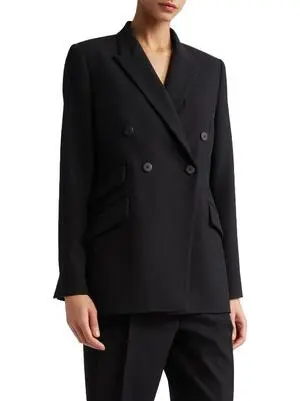 Partow Steph Virgin Wool Blazer - Black