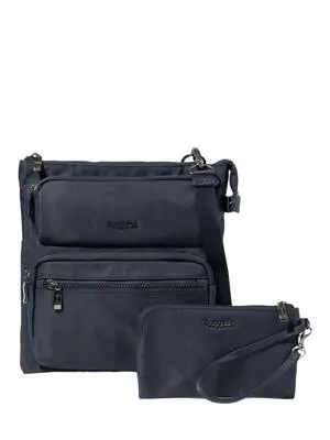 BAGGALLINI Crossbody Bag With RFID Wristlet French Navy Twill