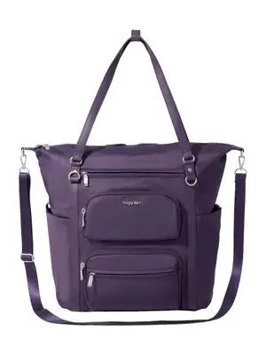 BAGGALLINI BAGGALLINI Nolita Convertible Backpack Deep Grape Twill