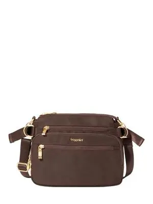 BAGGALLINI Marais Crossbody Bag Ganache Twill