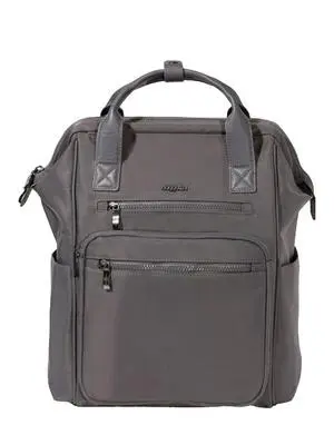 BAGGALLINI Chelsea Laptop Backpack - Smoke Twill