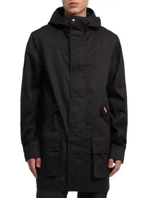 Hunter Downing Hooded Rain Jacket - Black