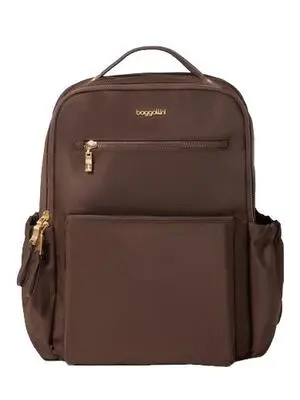 BAGGALLINI Tribeca Expandable Laptop Backpack - Ganache Twill