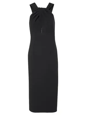 Rebecca Vallance Elora Cutout Midi Dress - Black