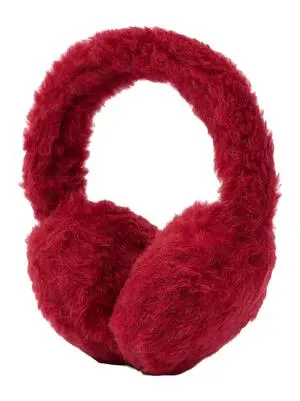 Max Mara Teddy Earmuffs - Red