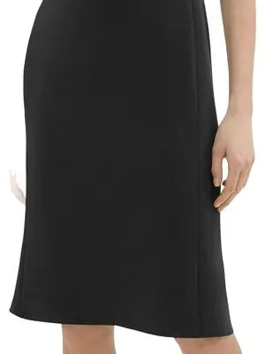 Theory Crepe Midi Dress - Black