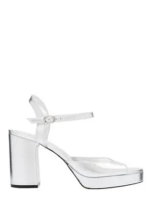 STUART WEITZMAN Dayna Ii Platform Sandals - Silver