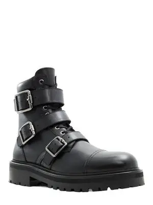 Aldo Zayro Combat Boots - Black