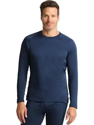 LANDS' END Long Sleeve Crew Neck Thermaskin Top