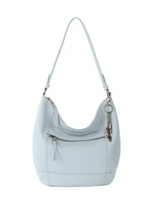 THE SAK Sequoia Leather Hobo Bag Ice Blue