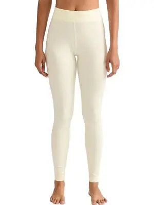 LANDS' END Lands' End Baselayer Thermaskin Pants Fresh Ivory