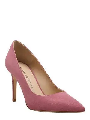 STUART WEITZMAN Power 85 Pumps Dusty Berry