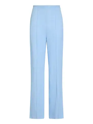 RÓHE Tweed Wide-leg Pants - Sky Blue