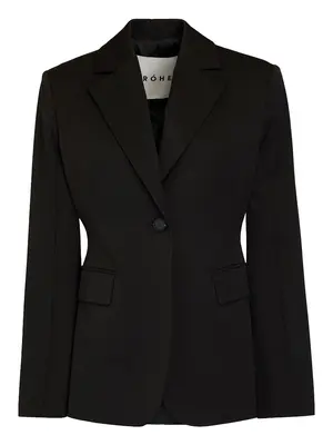 RÓHE Crepe Blazer - Black
