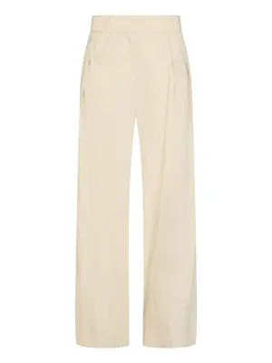 RÓHE Linen-blend Wide-leg Pants - Cream