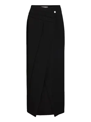 RÓHE Róhe Grain De Poudre Maxi Wrap Skirt