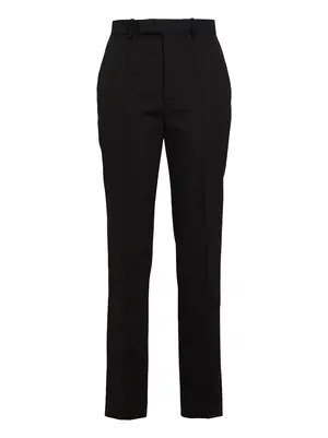 RÓHE Grain De Poudre Straight-leg Pants - Black