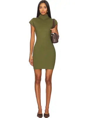 Line & Dot Rumi Mini Dress - Olive