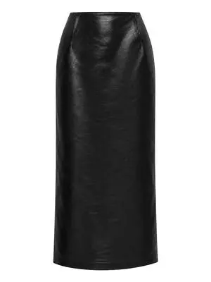 GABRIELA HEARST Manuela Leather Midi Skirt