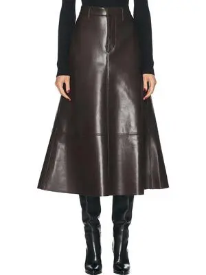 Citizens Of Humanity Cassia Midi Skirt - Chocolate