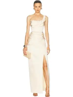 Rachel Gilbert Duke Gown - Butter
