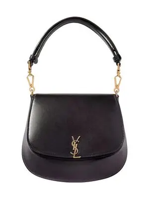 Saint Laurent Voltaire Top Handle Mini Leather Shoulder Bag - Black
