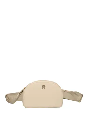 Tommy Hilfiger Logo Plaque Crossbody Bag - Neutrals
