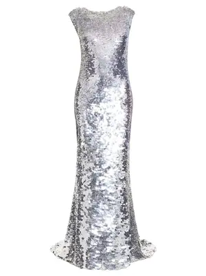 ILTA Jasmine Embellished Gown - Grey