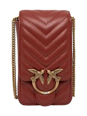 Pinko Love One Smartphone Bag - Red