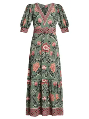 FARM RIO FARM Rio Floral-Print Maxi Dress