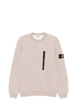 Stone Island Mélange-effect Sweatshirt - Neutrals