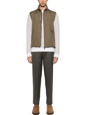 Zegna Reversible Gilet - Green