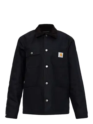 Carhartt Work In Progress Logo-patch Shirt Jacket - Black