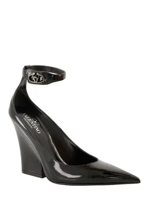 Valentino Garavani 105mm Ankle-strap Pumps - Black