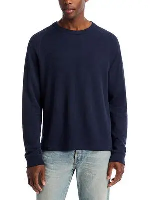 Madewell Textured Long Sleeve Tee - Obsidian Blue