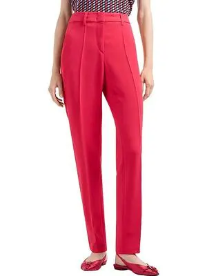 Emporio Armani Cady Tapered Leg Trousers - Meteor Red