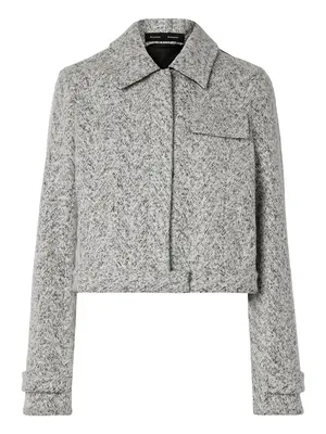Proenza Schouler Rivers Bouclé-tweed Jacket - Gray
