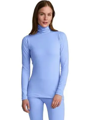 LANDS' END Thermaskin™ Heat Turtleneck Baselayer Top - Clear Blue Sky