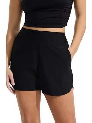 LANDS' END Sunshade Upf 50 5" Board Shorts - Black