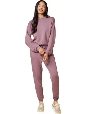 SOFTIES Oversize Hoodie Lounge Set - Driftwood