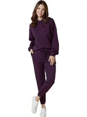 SOFTIES Oversize Hoodie Lounge Set Fig