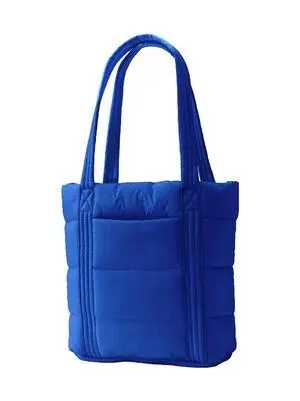 LANDS' END Lands' End Wanderweight Ultralight Packable Tote Bag True Cobalt Blue