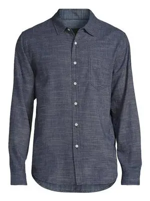 Rails Wyatt Button-up Shirt - Navy Etch