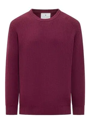 SEVEN GAUGE Merino Jersey Sweater - Purple