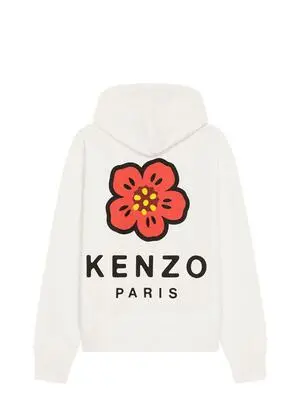 Kenzo X Nigo Boke Flower Oversized Hoodie - White