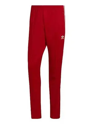 Adidas Adicolor Classics Beckenbauer Track Pants - Better Scarelet Red/white