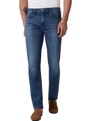 MAVI Steve Athletic Slim Fit Jeans - Mid Brushed Supermove