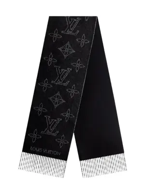 LOUIS VUITTON Mahina Flight Mode Scarf - Black