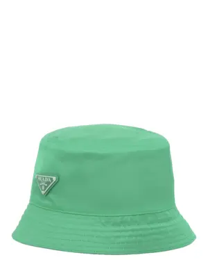 Prada Nylon Bucket Hat Mint Green
