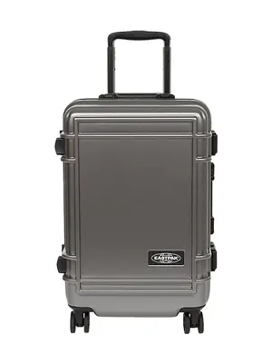 EASTPAK E Resist'r Cabin Small Hard-shell Suitcase - Brushed Metal